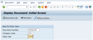 Kody transakcji w SAP: FB01, FB03 i FB08 | Mentoris